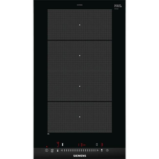 Siemens EX375FXB1E iQ700 30cm Domino Induction Hob - Black | Appliances ...