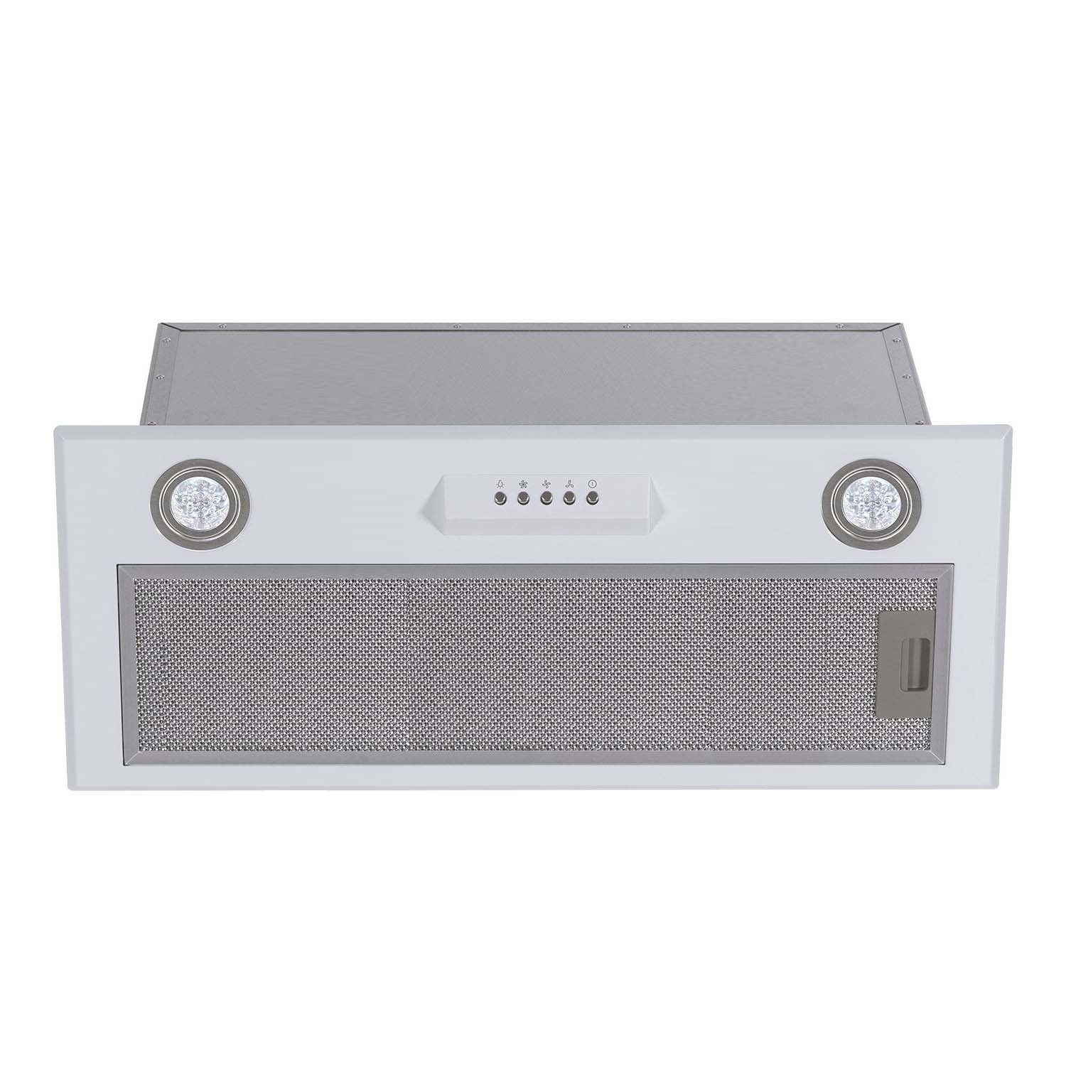 electriQ 70cm Canopy Cooker Hood - White Eiqcanopy70w | Appliances Direct
