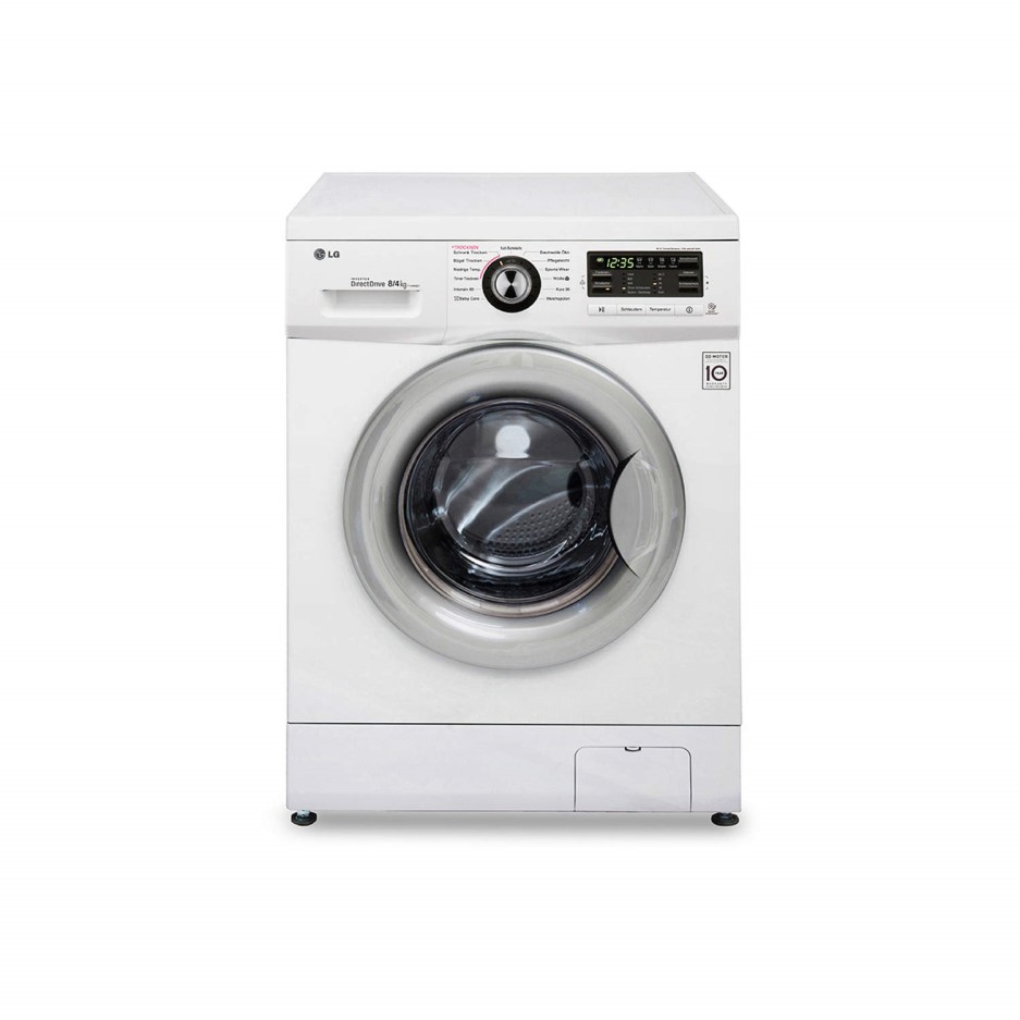 LG F1496AD1 Direct Drive 8kg Wash 4kg Dry 1400rpm Freestanding Washer ...