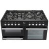 Flavel FAP10FRK 100cm Dual Fuel Range Cooker - Black | Appliances Direct