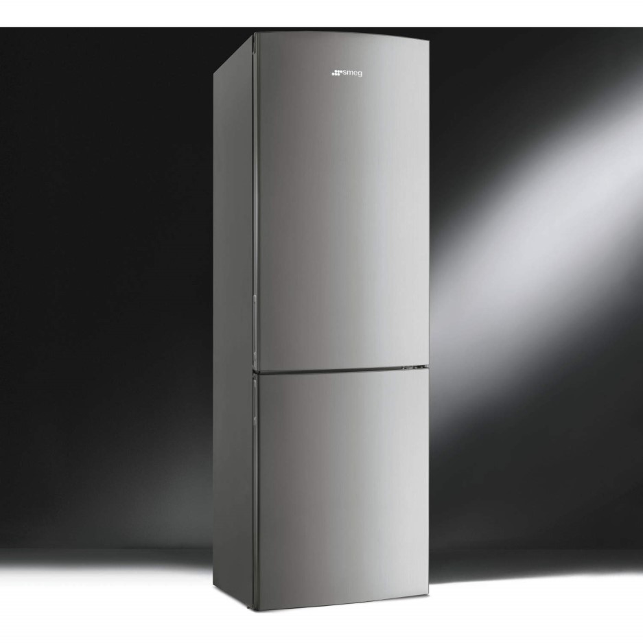 Smeg UK34XPNF 60cm No Frost Fridge Freezer with Stainless Steel Effect ...