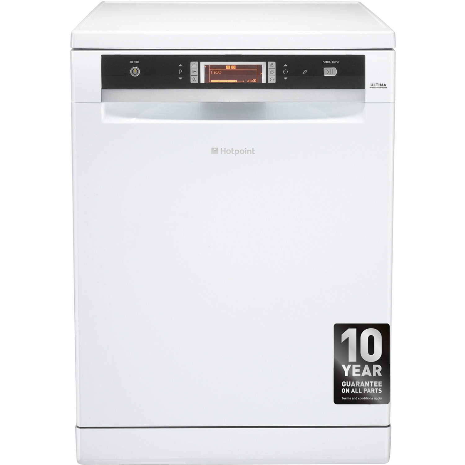 Hotpoint FDUD43133P 14 Place Freestanding Dishwasher Polar White ...