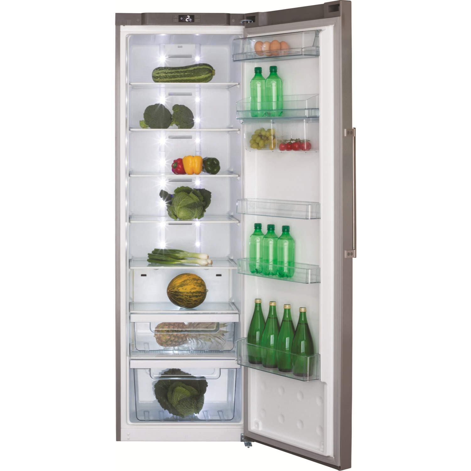 CDA FF820SC FF820 60cm Wide Freestanding Fridge - Stainless Steel ...