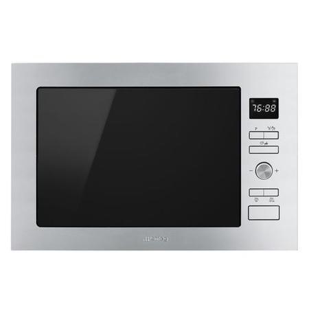 Smeg Cucina Built-in 900W Microwave with Grill - Stainless Steel ...