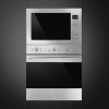 Smeg Cucina Built-in Microwave with Grill - Stainless Steel FMI425X ...