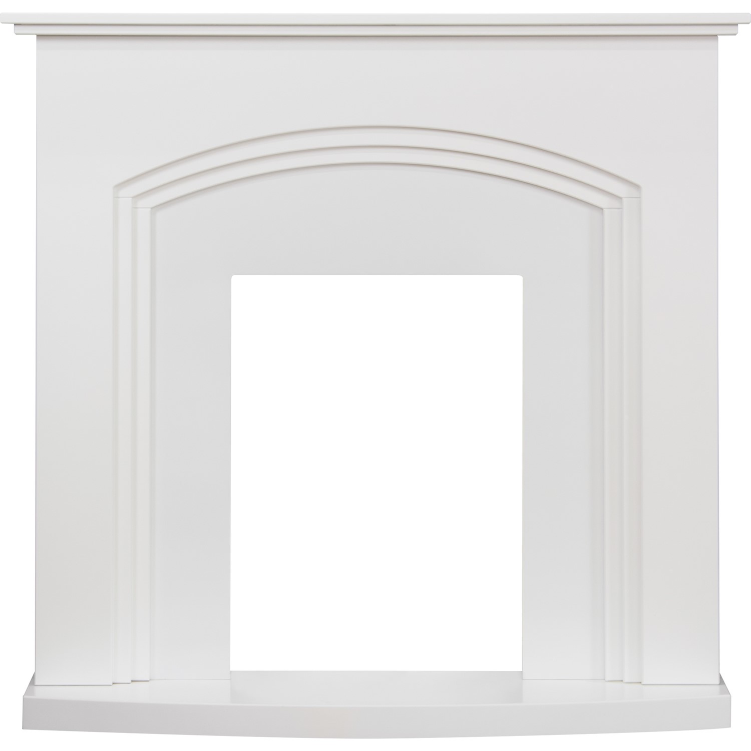 Adam Truro Fireplace in Pure White FOL100481 | Appliances Direct