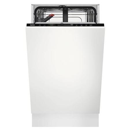 AEG Series 7000 GlassCare Integrated Slimline Dishwasher - D-Rated ...