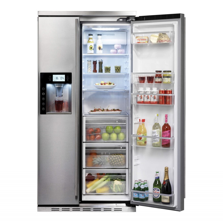 Falcon FSXS628CRC 44710 Cream American Fridge Freezer with Ice And ...
