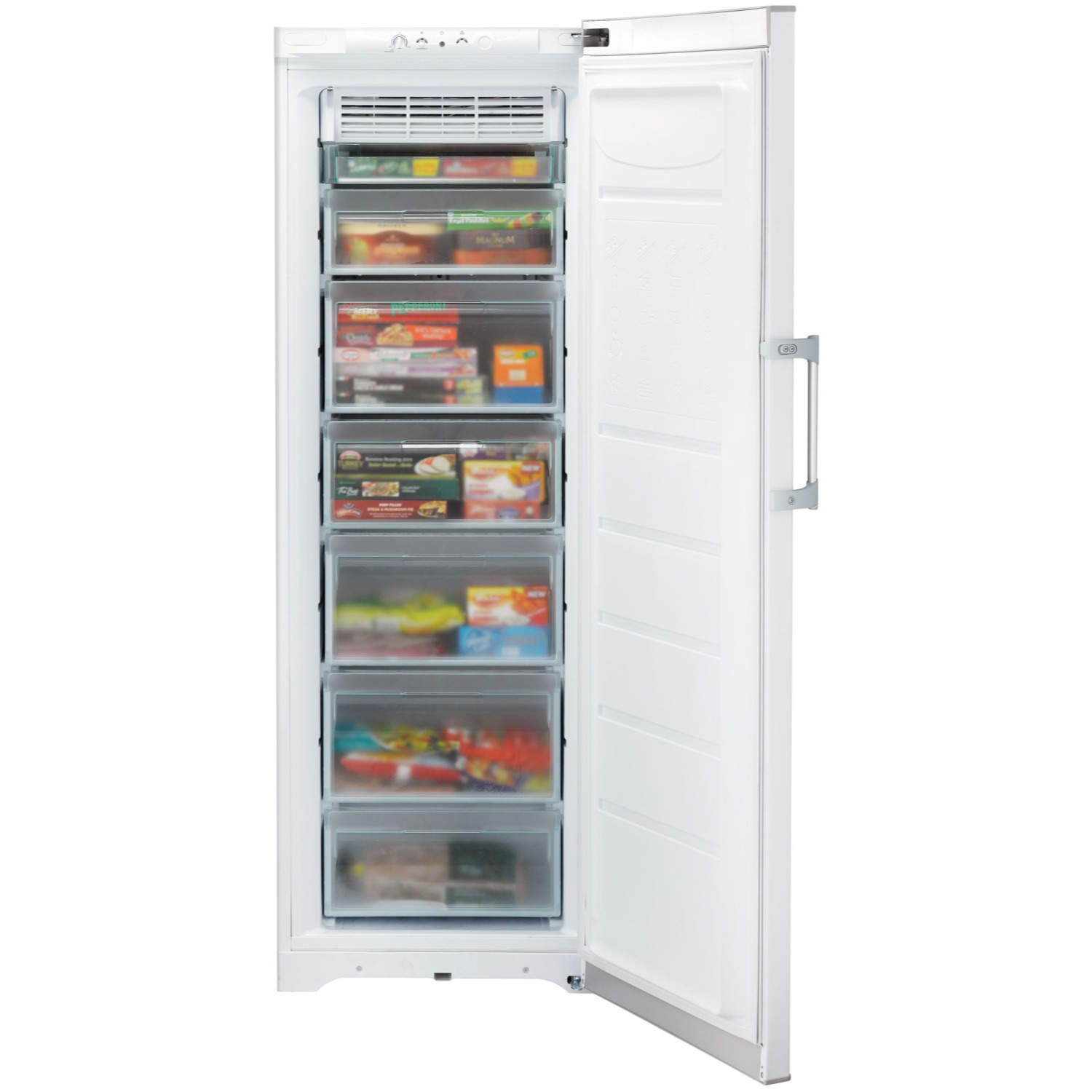 Hotpoint FZFM171P 60cm 1.75m High Frost Free Freestanding Freezer in ...