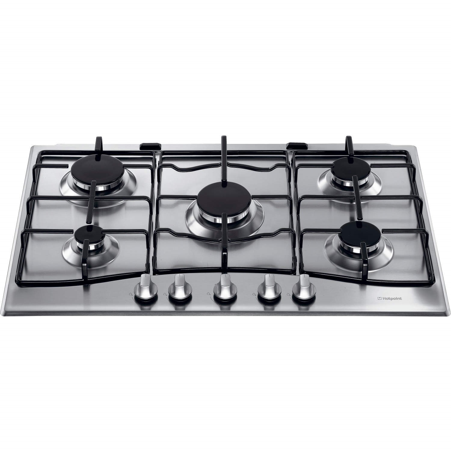 Hotpoint GC750X 75cm Wide Five Burner Gas Hob - Stainless Steel ...