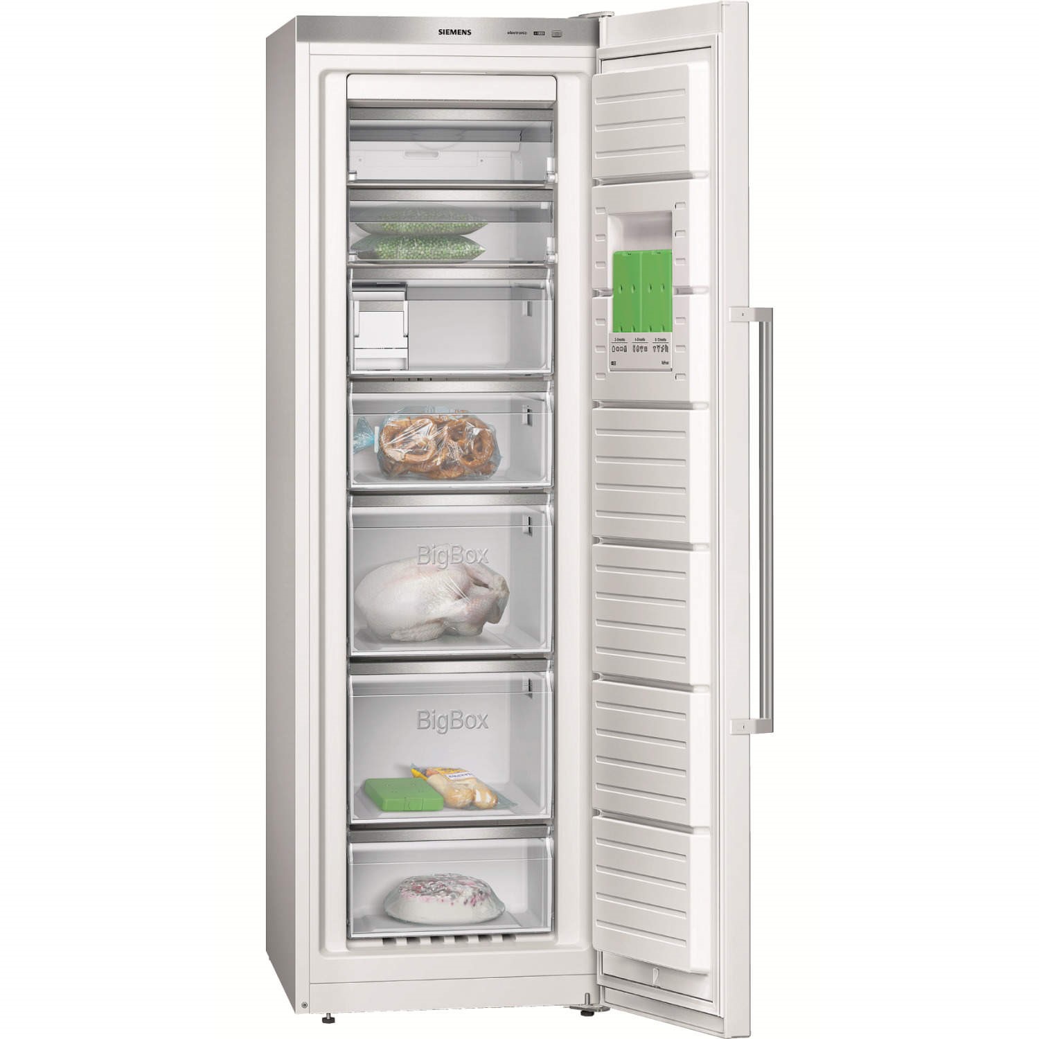 Siemens GS36NBW30G iQ500 Freestanding Freezer - White | Appliances Direct