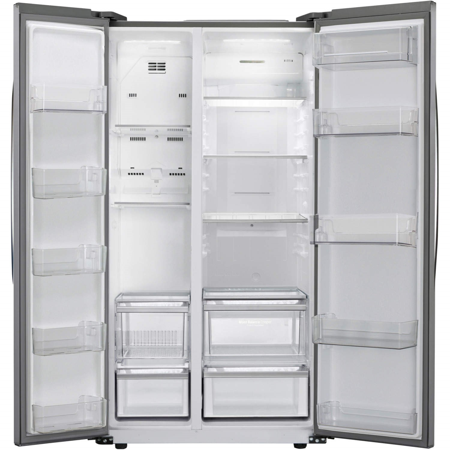 LG GSB325NSQV Basic American Fridge Freezer - Brushed Steel ...