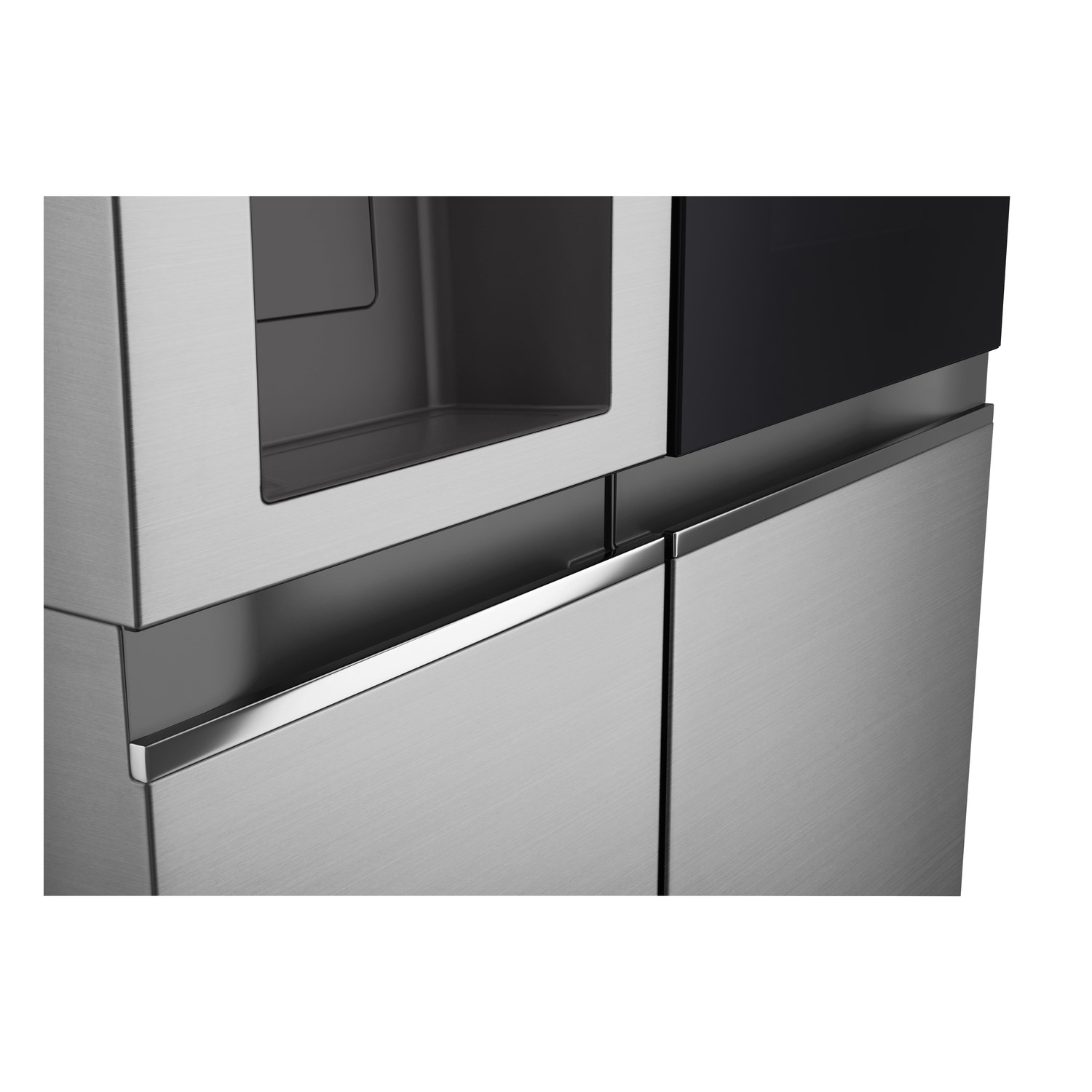 LG InstaView 635 Litre Side-by-Side American Fridge Freezer - Prime ...