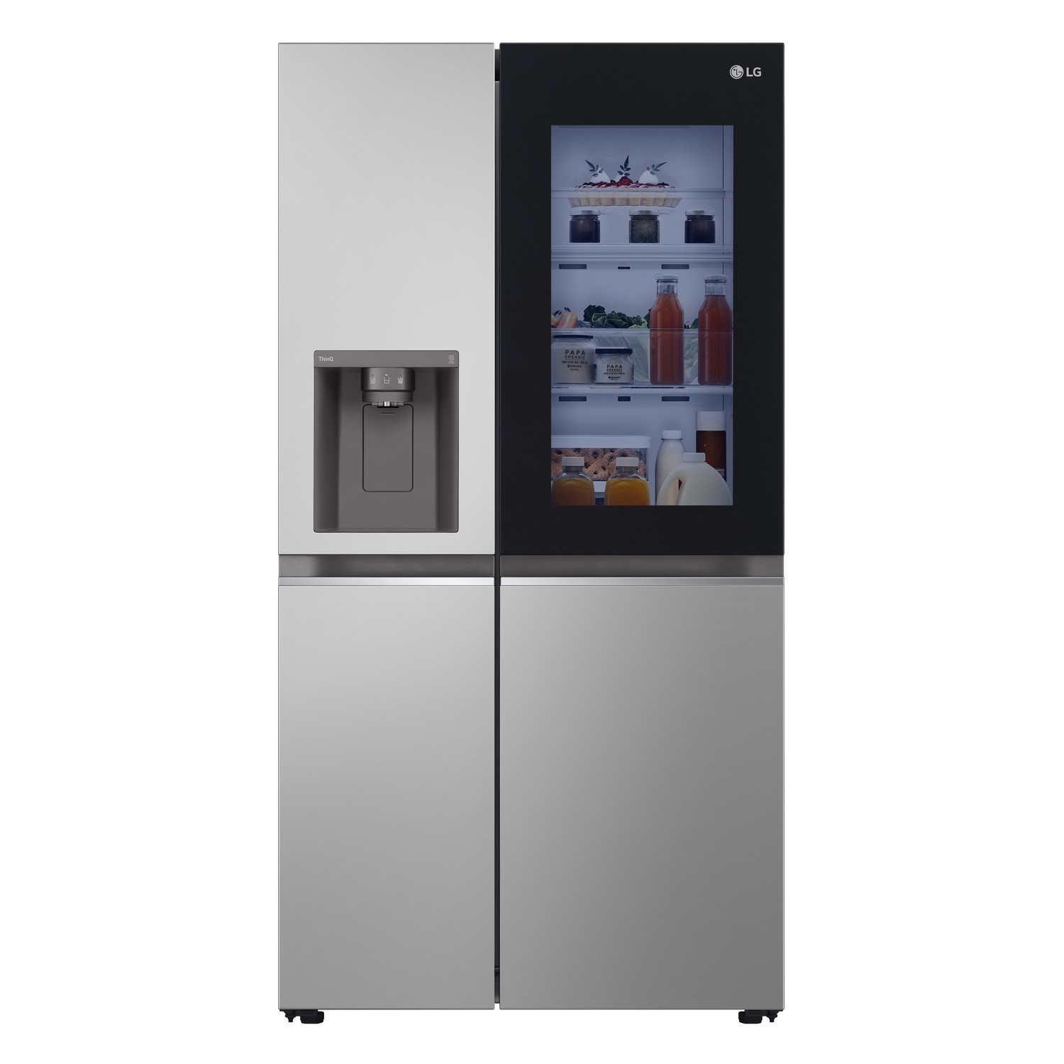 LG InstaView 635 Litre Side-by-Side American Fridge Freezer - Prime ...