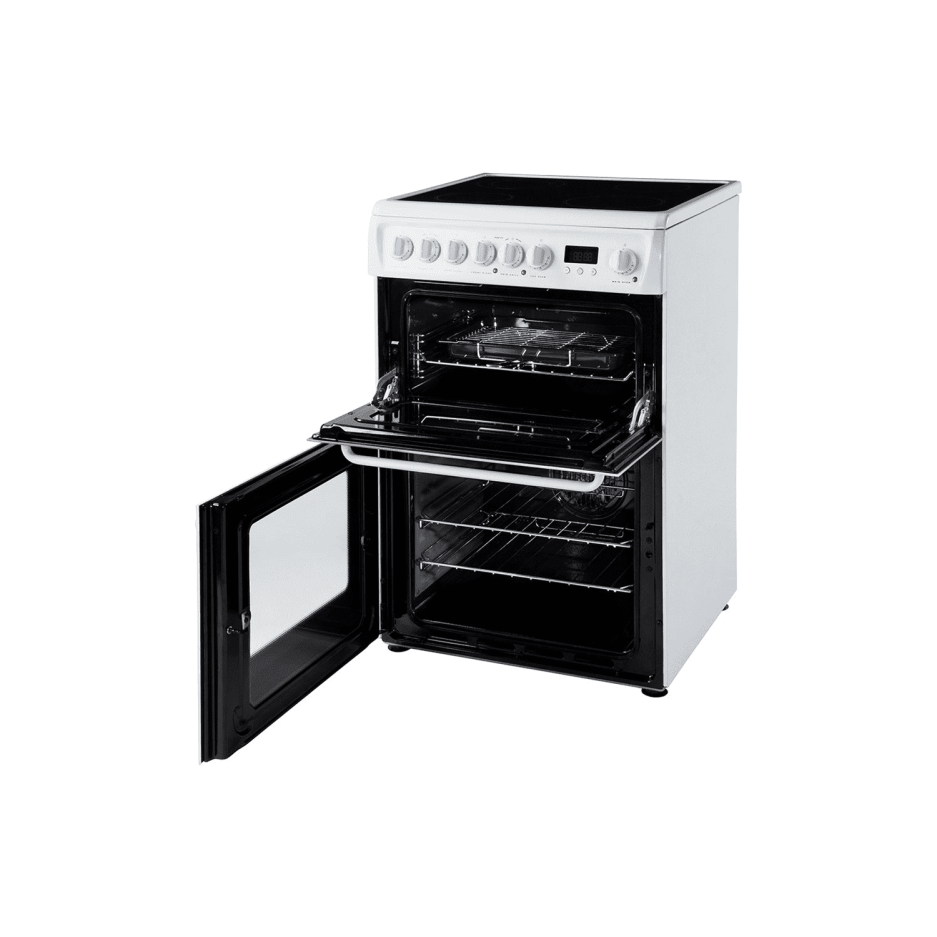 Hotpoint 60cm Double Oven Electric Cooker - White HAE60P | Appliances ...