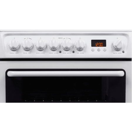 Hotpoint HAE60P 60cm Double Oven Electric Cooker - White | Appliances ...