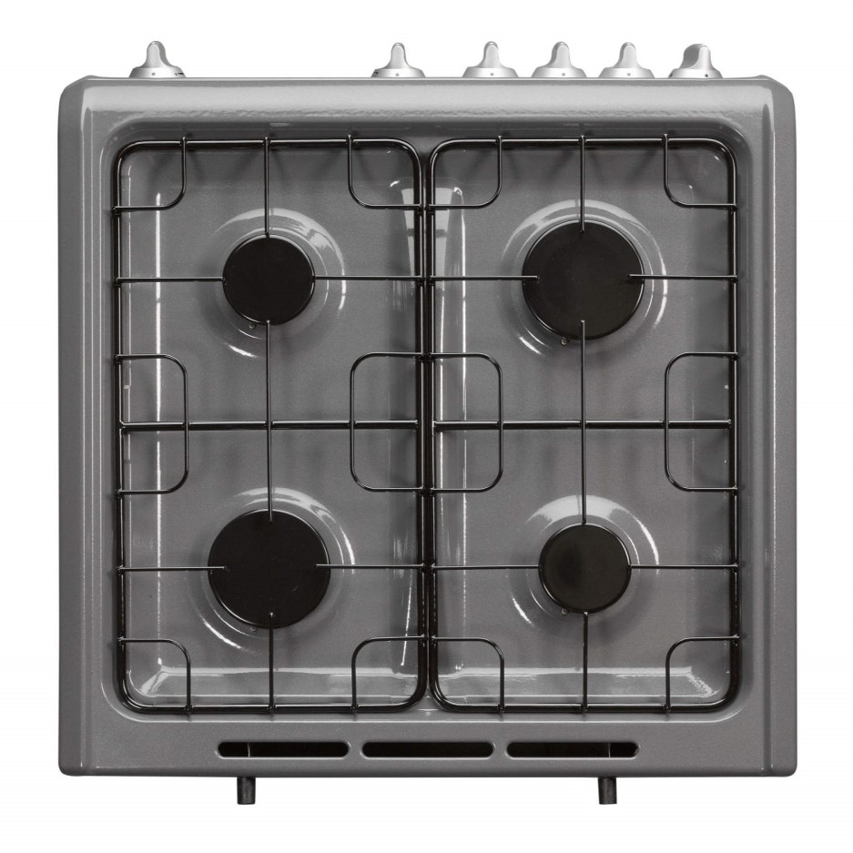 Hotpoint HAG60G 60cm Double Oven Gas Cooker - Graphite | Appliances Direct