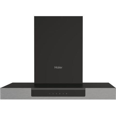 Haier 60cm Slimline Chimney Cooker Hood - Black HATS6DS2XWIFI ...