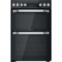 Hotpoint HAE60GS 60cm Double Oven Electric Cooker - Graphite ...