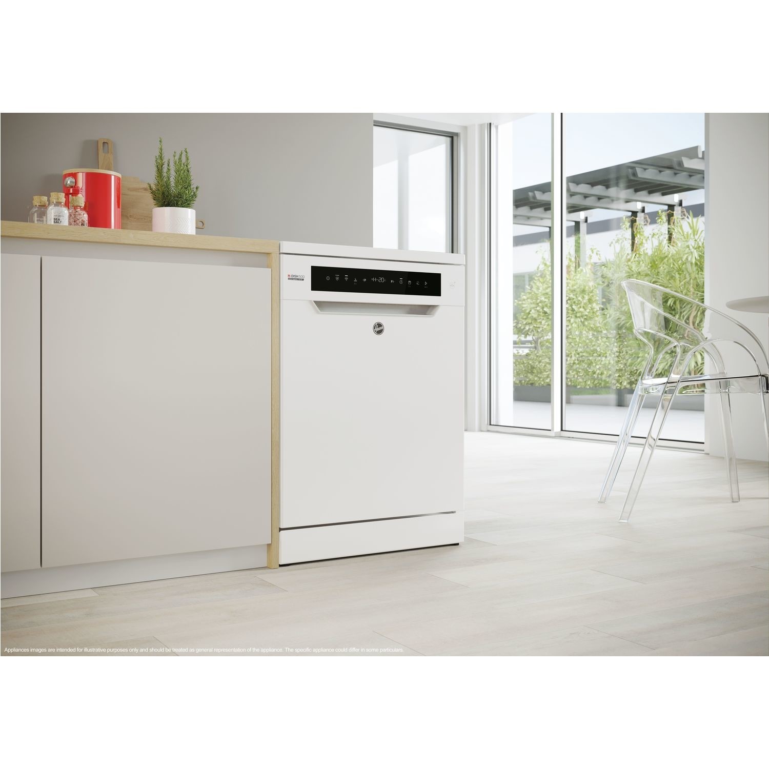 Hoover H-DISH 500 Freestanding Dishwasher - White HF6C2F0PW ...