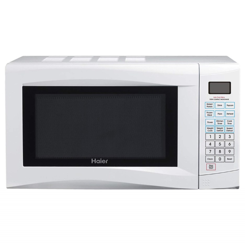 Haier HGP-1770E 17 Litre 700 Watt Microwave - White | Appliances Direct