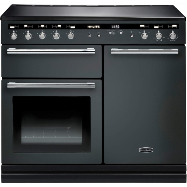 Rangemaster 104730 Hi Lite 100cm Electric Range Cooker With Induction ...