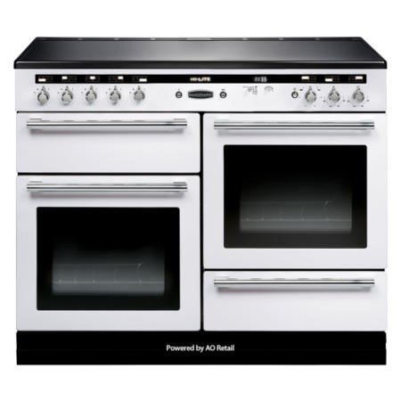 Rangemaster 104530 110cm Electric Range Cooker With Induction Hob White ...