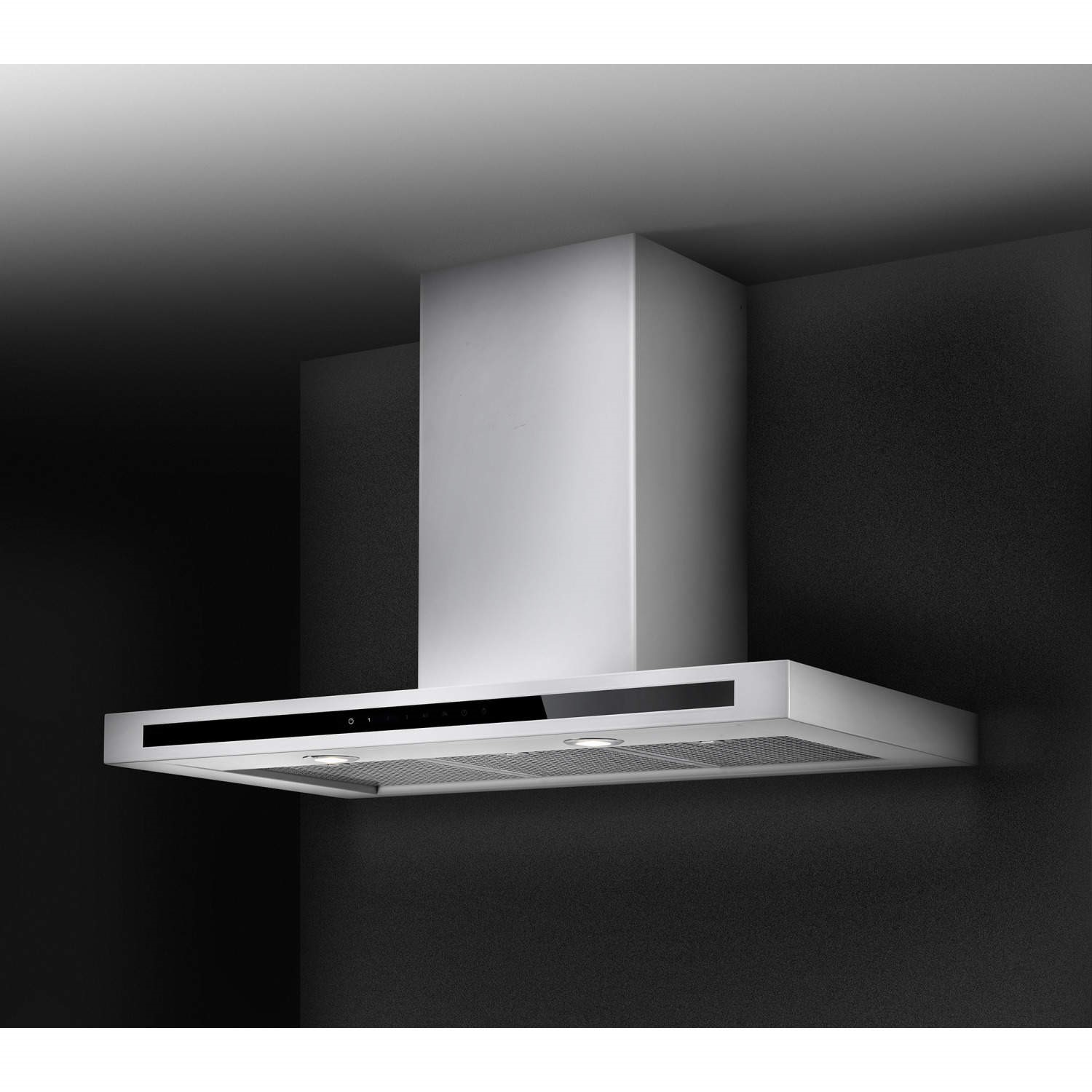 Rangemaster 103210 Hi-Lite Flat 110cm Chimney Cooker Hood White ...