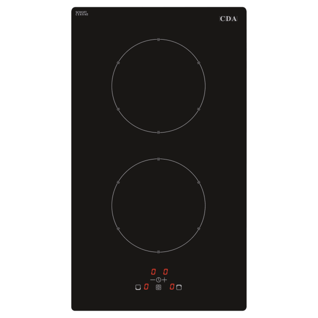 CDA 30cm 2 Zone Domino Induction Hob HN3621FR | Appliances Direct