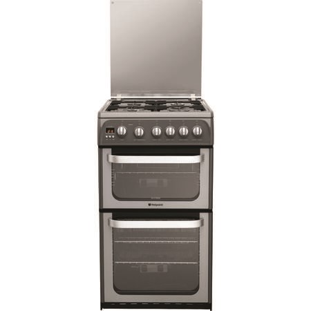 GRADE A2 - Hotpoint HUG52G Ultima 50cm Double Oven Gas Cooker in ...