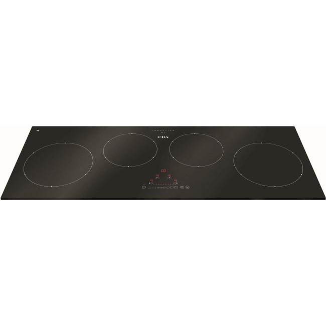 CDA HVN93FR Linear Touch Control Four Zone Induction Hob Black ...