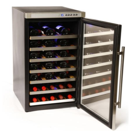 GRADE A2 - Hostess HW40RMA 50cm Wide 40 Bottle Wine Cooler - Stainless ...