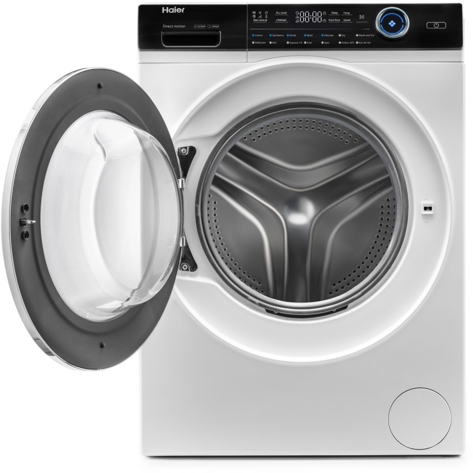 Haier HWD120-B14979 12kg Wash 8kg Dry Freestanding Washer Dryer - White ...
