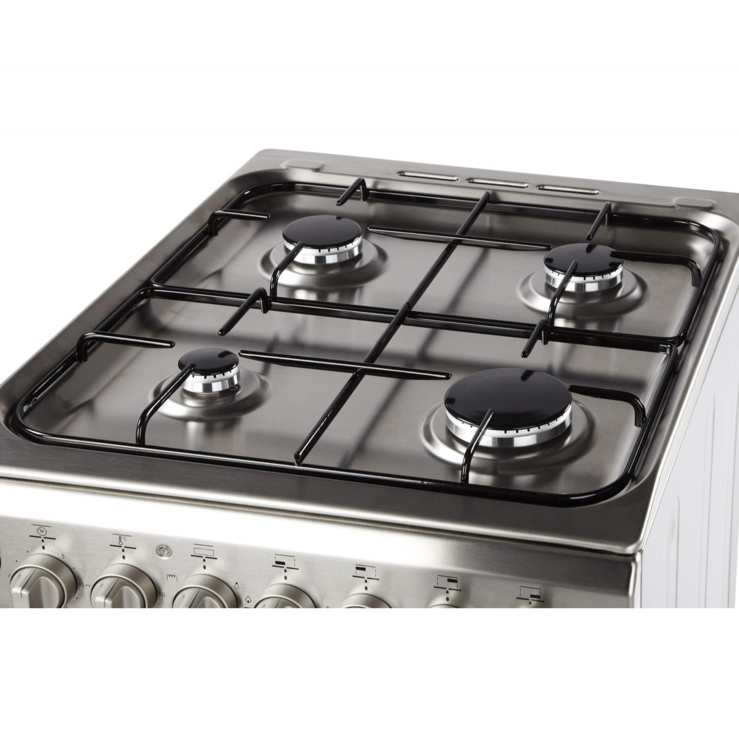 Indesit 50cm Dual Fuel Cooker - Stainless Steel I5GSH1X | Appliances Direct
