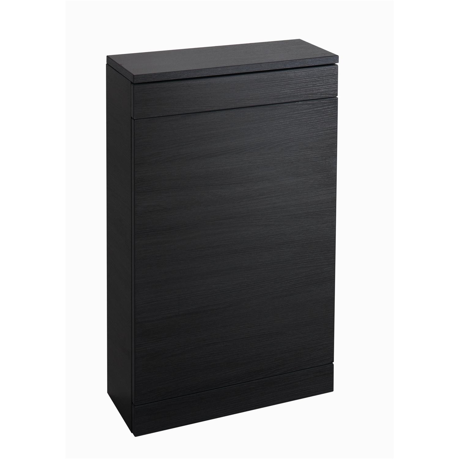 Black Back to Wall WC Unit - W500 x H815mm ID50WC-BLK | Appliances Direct