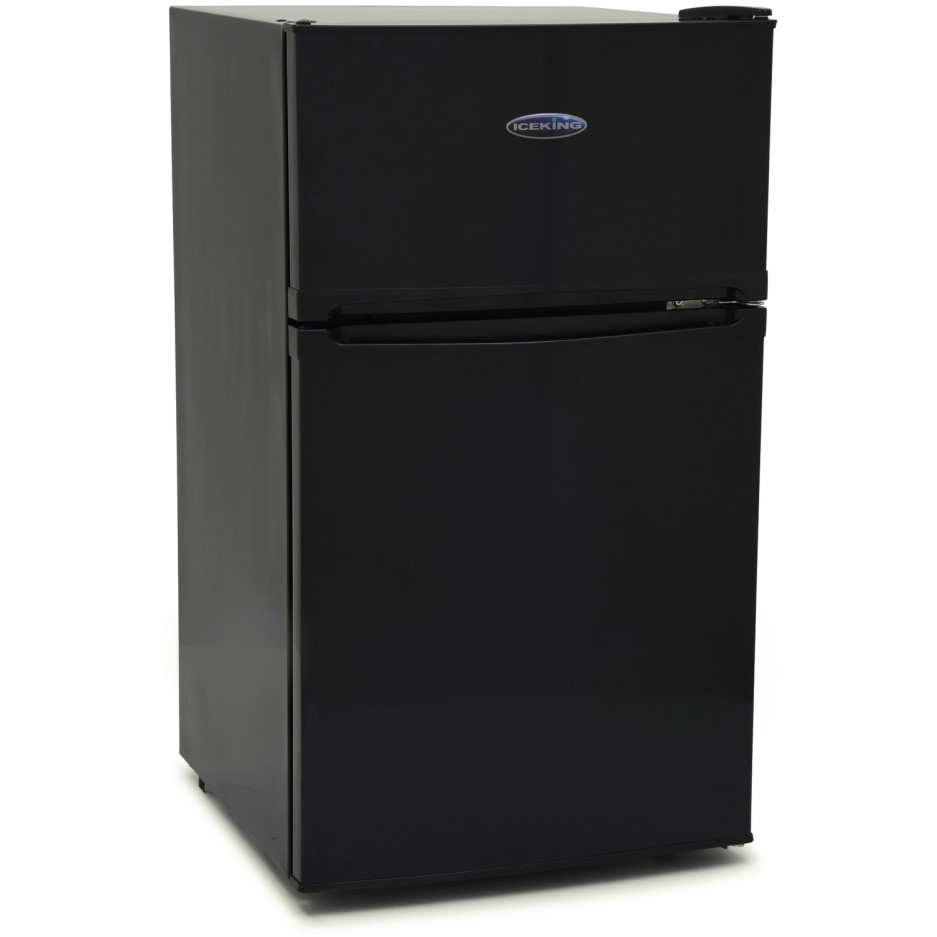 Ice King IK2023K A+ Undercounter Fridge Freezer - Black | Appliances Direct