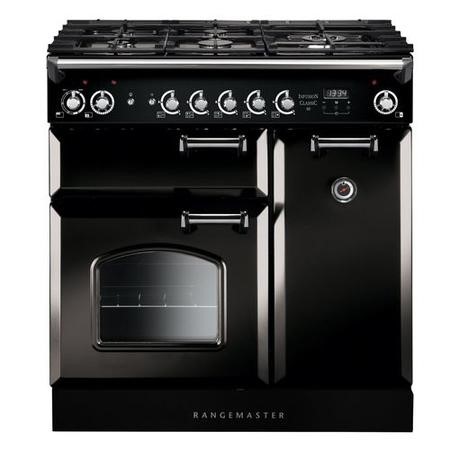 Rangemaster Infusion Classic 90cm Dual Fuel Range Cooker - Black ...