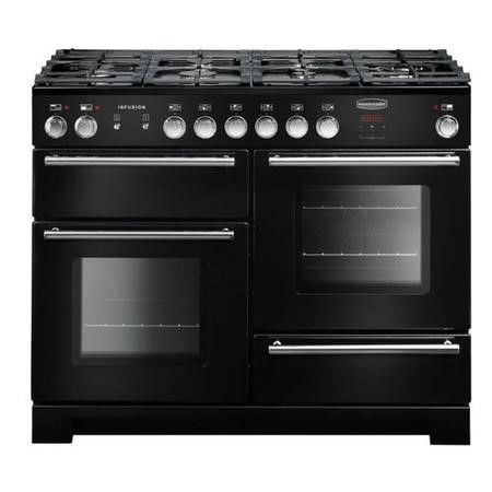 Rangemaster Infusion 110cm Dual Fuel Range Cooker - Black INF110DFFBL ...
