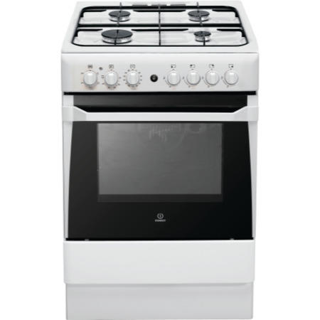 Indesit IS60G1W 60cm Single Oven Gas Cooker - White | Appliances Direct