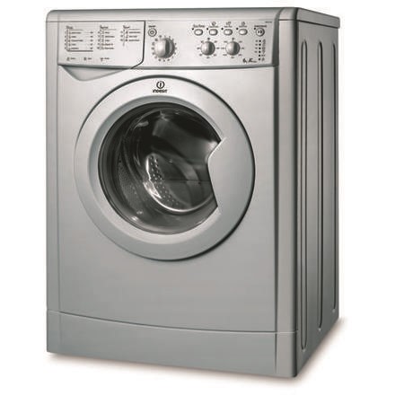 Indesit IWC6145S 6kg 1400 Spin Freestanding Washing Machine - Silver ...