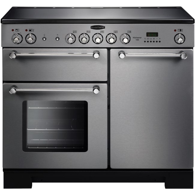 Rangemaster KCH100ECSSC Kitchener 100cm Electric Range Cooker ...