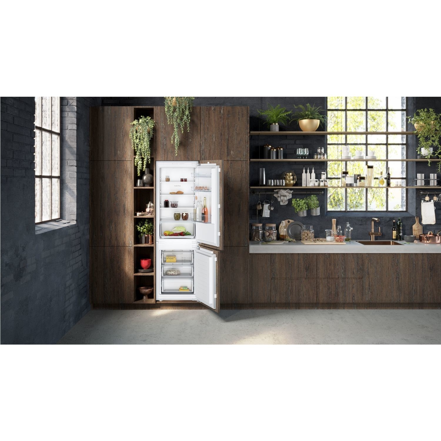 Neff N30 260 Litre 60/40 Integrated Fridge Freezer KI7861FF0G ...