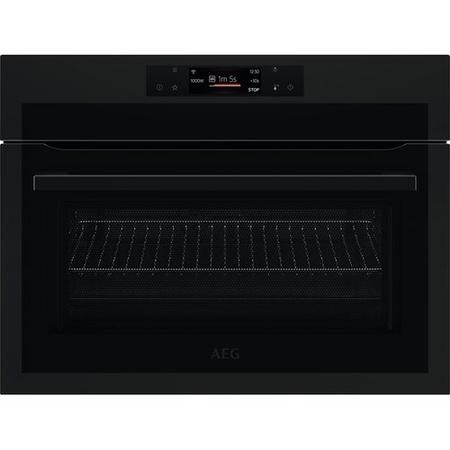 AEG 8000 Series Built-In Combination Microwave Oven - Matt Black ...