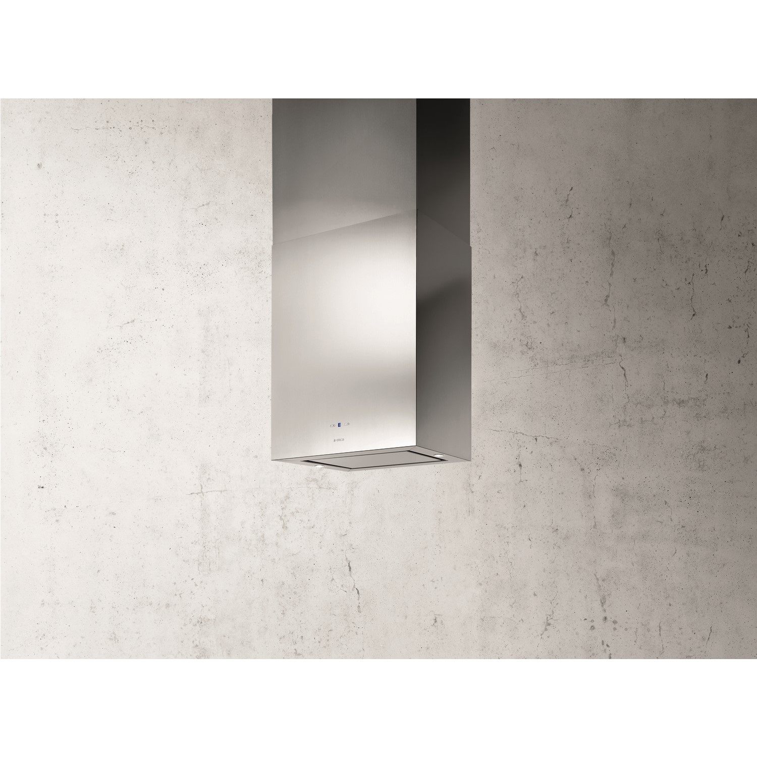 Elica KUADRA-43 Rectangular Column 43cm Island Cooker Hood Stainless ...