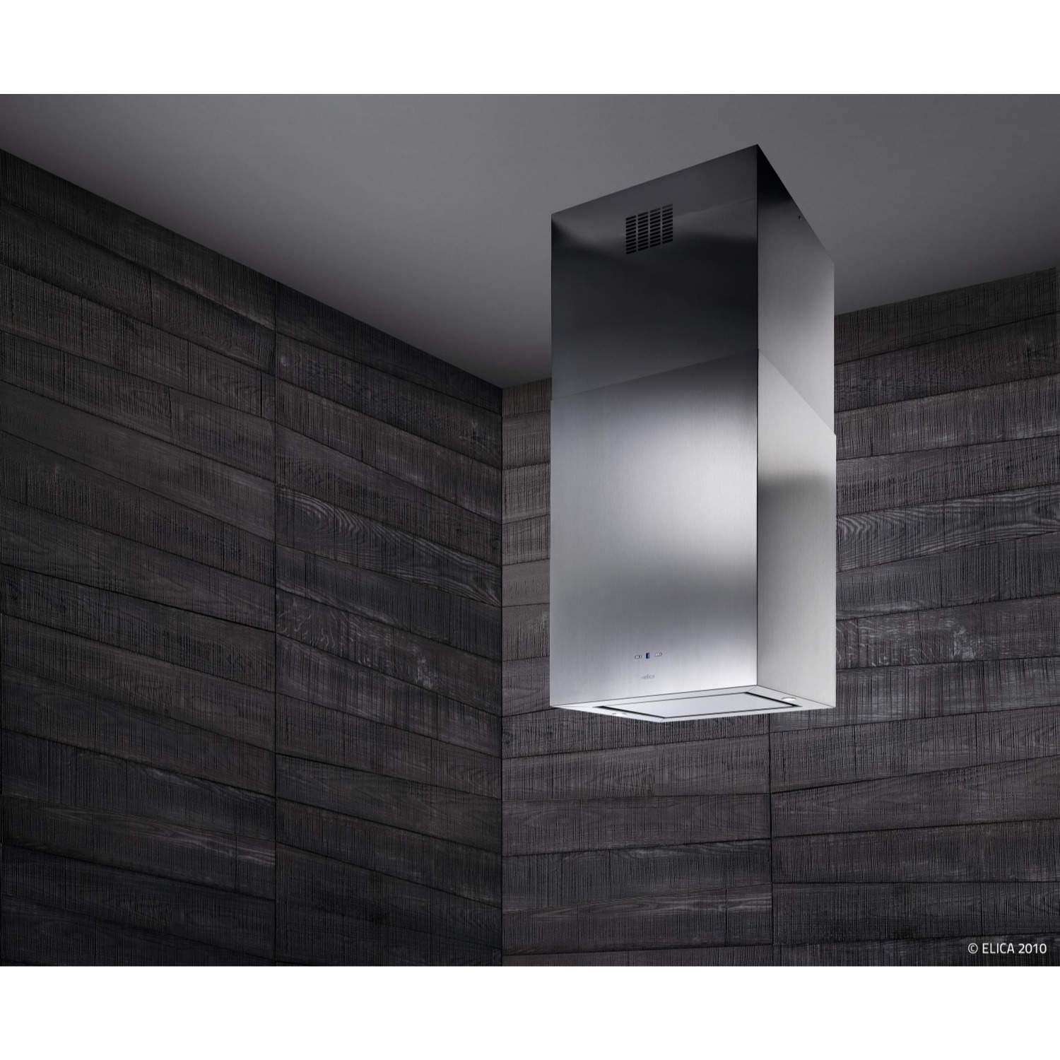 Elica KUADRAISLAND60 Rectangular Column 60cm Island Cooker Hood ...