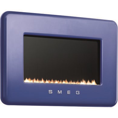 Smeg L30FABDBP 50s Retro Style LPG Gas Wall Fire in Dark Blue ...