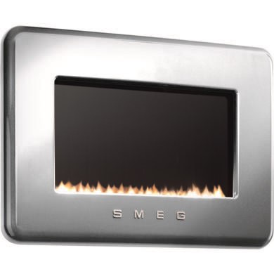 Smeg L30FABSIP 50s Retro Style LPG Gas Wall Fire in Silver | Appliances ...