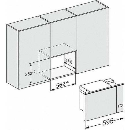 Miele Built-In Microwave with Grill - Black M2234SC | Appliances Direct