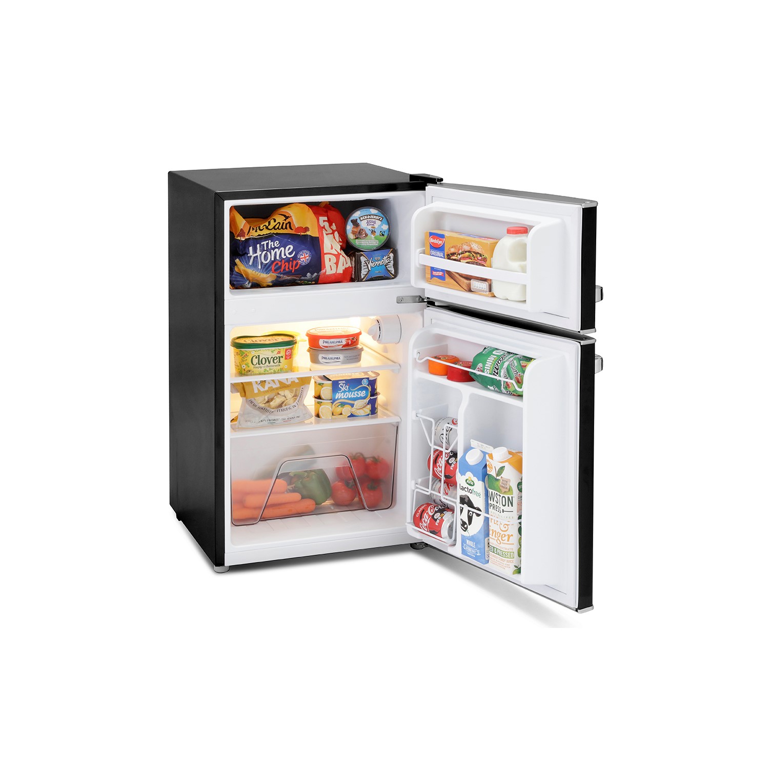 Montpellier MAB2030K Mini Retro Freestanding Under Counter Fridge ...