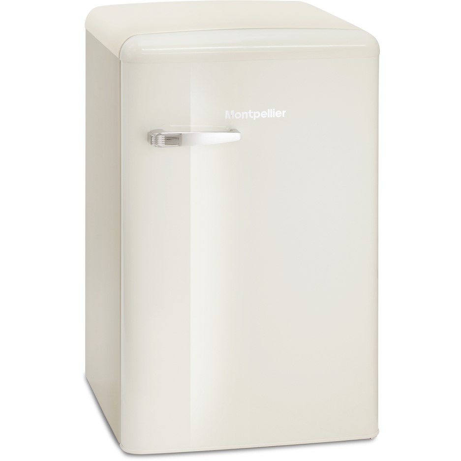 Montpellier MAB550C Mini Retro Larder Fridge - Cream | Appliances Direct